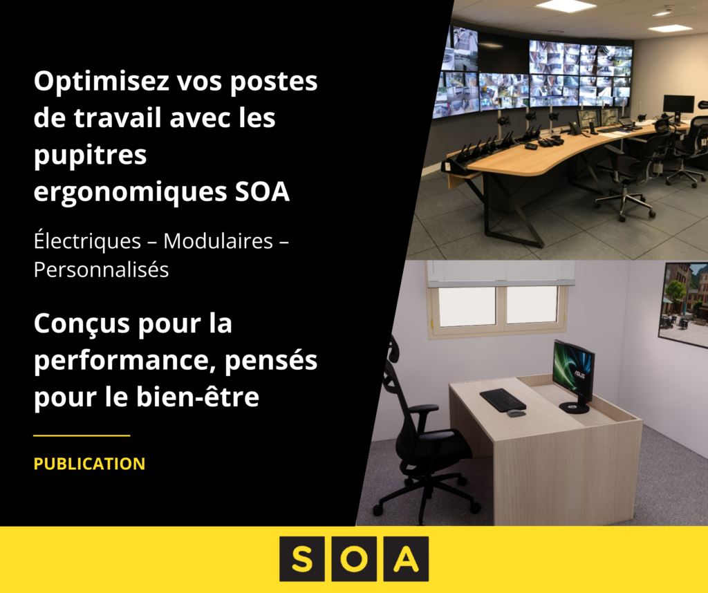 Pupitre Électrique Ergonomique – Réinventez Votre Poste de Travail | SOA
